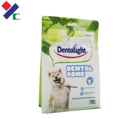 Cina Lato d'imballaggio su ordinazione della borsa otto dell'alimento per animali domestici della stampa che sigilla metallina 2KG 120 micron in vendita