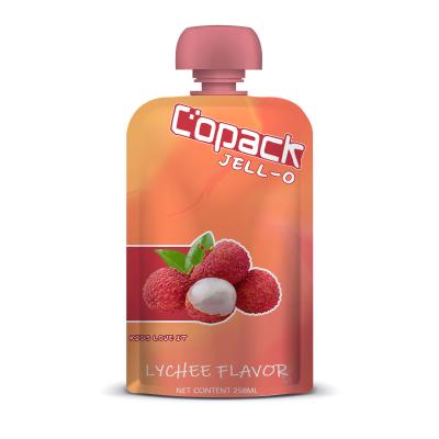 Cina Frutta liquida di plastica Juice Drink Spout Pouch Packaging 200ml riutilizzabile in vendita