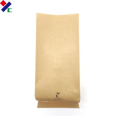 Cina Borse 100% di caffè concimabili del sacchetto di carta kraft di PLA della saldatura a caldo con la valvola ed il logo su ordinazione in vendita