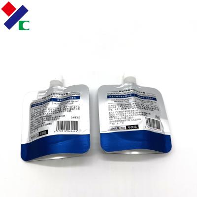 Cina Sacchetto liquido del becco della crema di fronte della lozione che imballa sigillamento autoadesivo in vendita