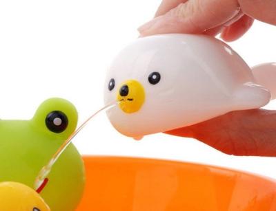 China 8.5cm Lengte die Rubberphthalate van het Badspeelgoed Vrije Vinyl Gevormde Krab/Octopus drukken Te koop