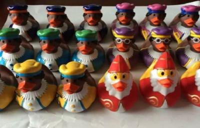Cina La gomma pesata decorazioni dell'interno di Natale Ducks la lunghezza del giocattolo 5cm del bagno in vendita