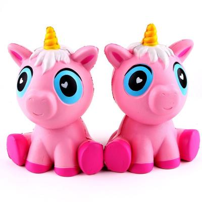 China 12cm Squishy Einhorn-Spielwaren riesiges PU-Einhorn-tierische Squishy langsame steigende Spielwaren zu verkaufen