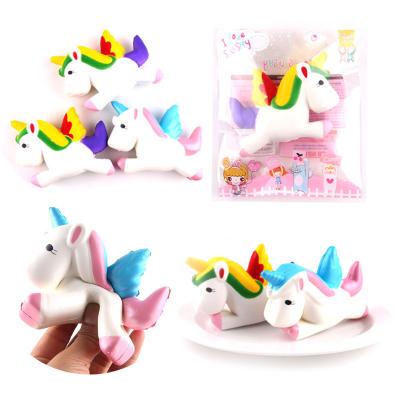 China Tier-Spielwaren-PU-Einhorn-langsames steigendes nette Entspannung Soems Squishy riesiges langsames steigendes Squishy Spielzeug Kawaii zu verkaufen
