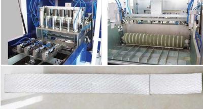Cina Ultrasonic Folding Cutting Machine for Jumbo Bag Belt Webbing in vendita