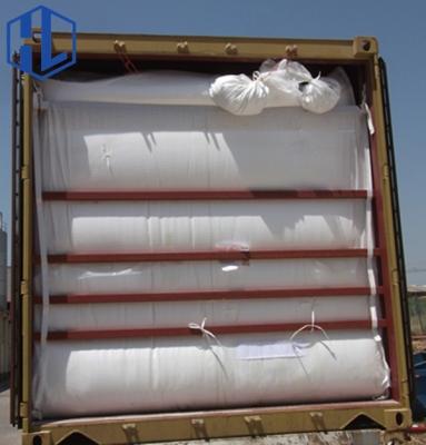 Cina 25 tonnellate del container della borsa di latte in polvere di trasporto tessuto polipropilene in vendita