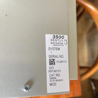 中国 3500/05-01-01-00-00-01 ベントリー ネバダ 3500/05 3500シリーズモニターモジュールと電源のためのシステムラック 販売のため