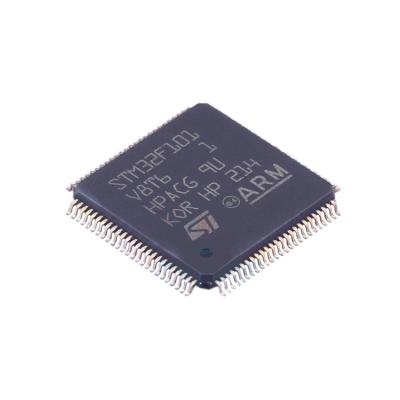 中国 STM32F101V8T6 ICの破片32BIT 64KBのフラッシュ100LQFP MCU STM32F101V8T6 販売のため