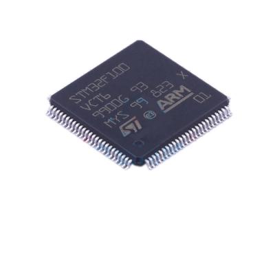 中国 STM32F100VCT6 LQFP64の電子部品の配分の新しい元のテストされた集積回路の破片IC STM32F100VCT6 販売のため