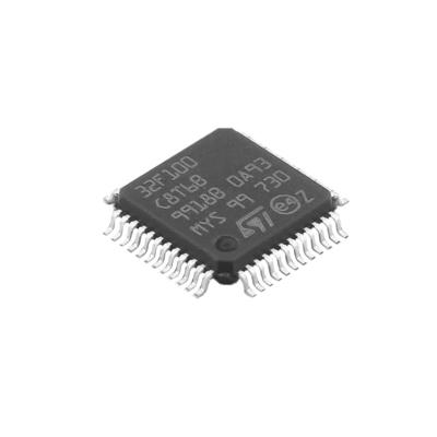 China Microplaqueta testada distribuição do circuito integrado dos componentes de STM32F100C8T6B LQFP48 à venda