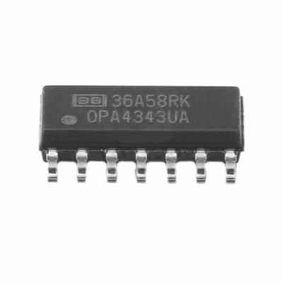 China Circuitos integrados nuevos y originales SOIC-14 de OPA4343UA de Digitaces en venta