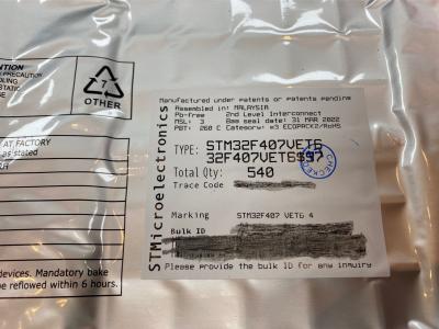 China STM32F407VET6 LQFP100 SMDIntegrated circuita o controlador Microcontrol de MCU à venda