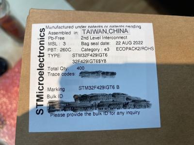 China STM32F429IGT6 LQFP176 SMDIntegrated circuita o controlador Microcontrol de MCU à venda