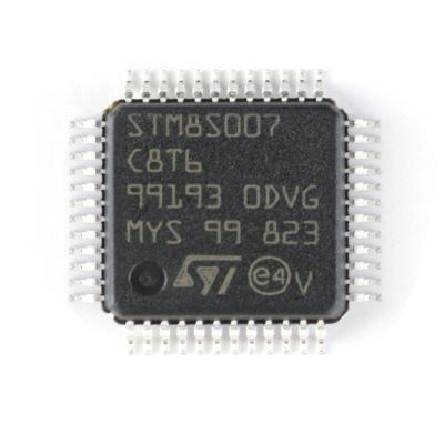 中国 Chuangyunxinyuanの新しく、元のIC MCU 8BIT 64KBの抜け目がなく新しい48LQFPマイクロ制御回路STM8S007C8T6 販売のため