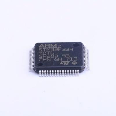 China Bandeja de destello de 32 bits del ARM Cortex STM32 M4 de MCU RISC 64KB 2.5V/3.3V 64-Pin LQFP - bandejas STM32F334R8T6 IC en venta