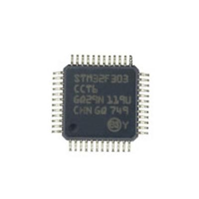 Cina Perno istantaneo 2.5V/3.3V 48 Lqfp Tray Chip STM32F303CCT6 di 32 bit STM32F 256Kb di STM32F303 MCU IN IC DI RISERVA in vendita