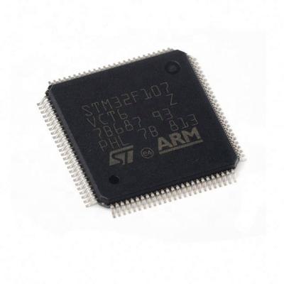 中国 電子部品のMcuの32ビットStm32腕M3 Risc 256Kb抜け目がない100 Pin Lqfp Stm32F Stm32F107 Lqfp100 Stm32F107Vct6 販売のため
