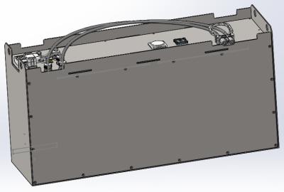 Cina Batteria al litio profonda del carrello elevatore del ciclo 2000 volte 1180mmx344mmx590mm in vendita