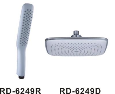 Cina Il nero completo stabilito Matt dello spruzzatore del rubinetto di Chrome della testa di doccia del bagno della maniglia dell'ABS in vendita