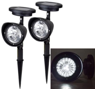 China Van het 0.18 Witte LEIDENE van W Zonneabs Landschaps Lichte IP44 Zonnepaneel Wig Te koop