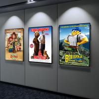Quality Movie Poster Light Box Aluminum Frame Ultra Thin Advertising Commercial Light Box for sale