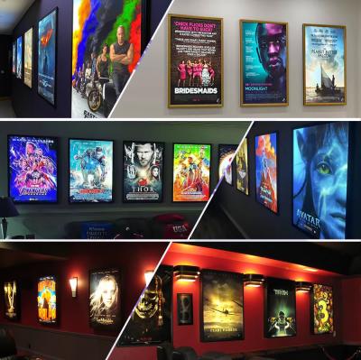 Movie Poster Light Box Aluminum Frame Ultra Thin Advertising Commercial Light
