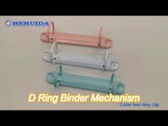 65mm D Ring Binder Mechanism Customized 2 Hole Binder Clips Large Capacity