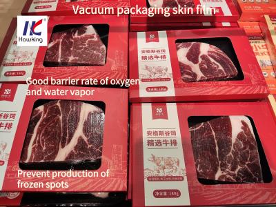 Cina Pellicola per pelle per confezionamento sottovuoto con film ad alta barriera estrusa in co per alimenti in vendita