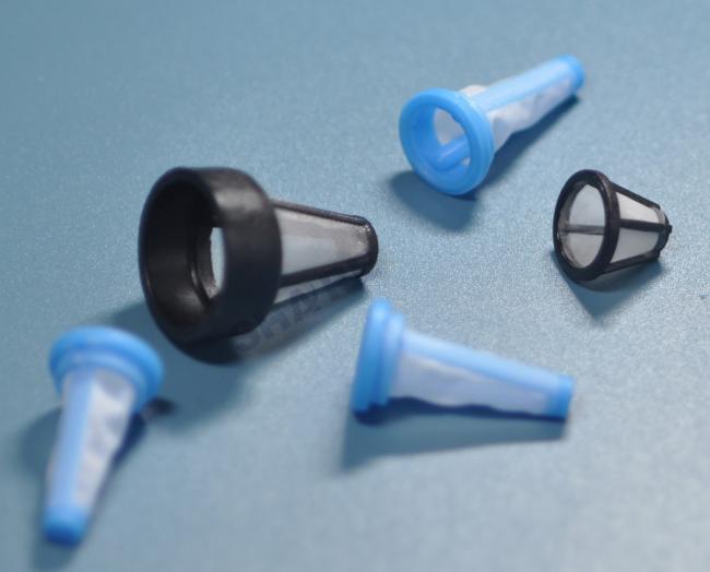 mesh insert injection plastic filter