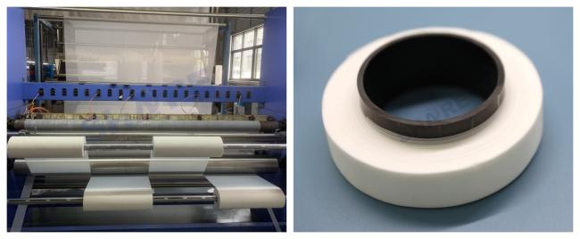filter mesh slitting to ribbons