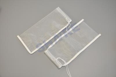 China Plastic Ring Liquid Filter Bags For Housing Welded Non Woven Filter Sock for sale