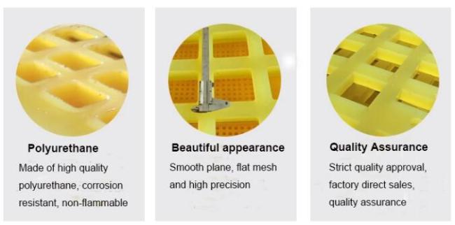 ポリウレタン スクリーンの網