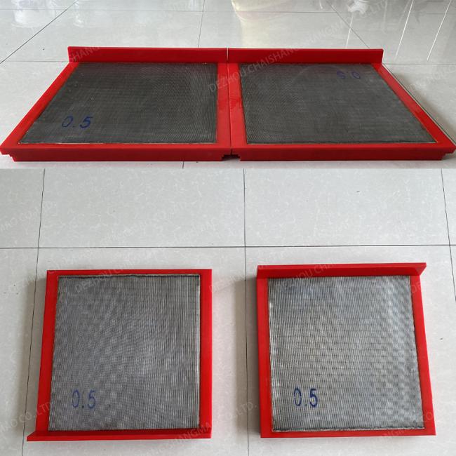 polyurethane wedge wire screen