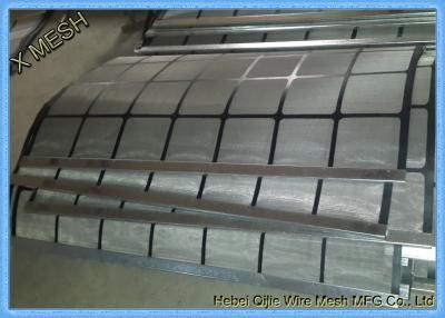 China Flat Soft Shaker Rock Screen Mesh Hook Strip Hexagonal Hole ASTM Standard for sale