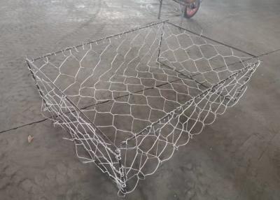 Cina Le barriere difensive zincano la scatola esagonale rivestita del gabbione in vendita