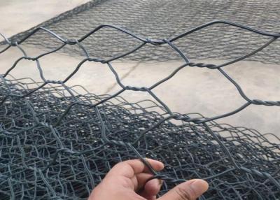 Cina Rete metallica protettiva del PVC di 100x120mm per il controllo del fiume in vendita