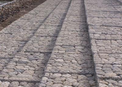 Cina Di pietra resistente del gabbione del materasso del PVC rete la tessitura diritta 2x1x1m di torsione di 8x10cm in vendita