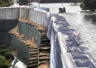 Cina Lo zinco ha ricoperto il bastione Concertainer della barriera dell'inondazione di 3mm Hesco riempito di sabbia in vendita