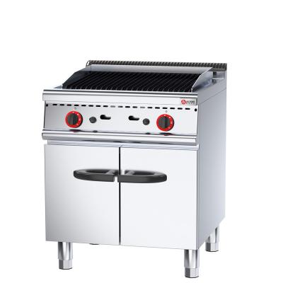 China Cozinha comercial Restaurante Grill de barbecue de lava a gás com design multifuncional à venda