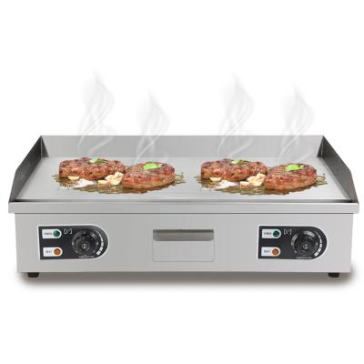 China Grill comercial elétrico de balcão com logotipo personalizado Acceptável espessura de 8 mm à venda