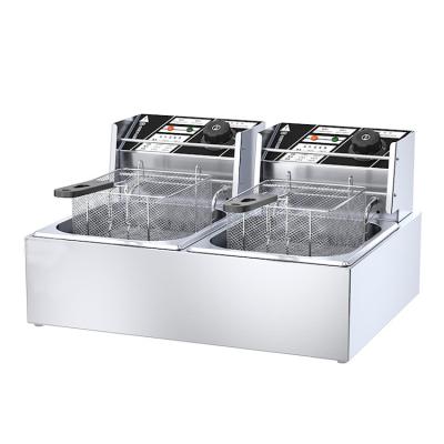 Китай Горячая собака быстрое питание 12L Deep Fryer с 2,5 2,5КВт источник электроэнергии и 2 корзины продается