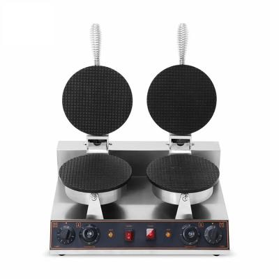 China Ronde vorm Andere snackmachines IJscreme Cone Waffle Maker Machine Met jaar 2023 Te koop