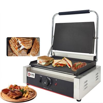 Cina Piatti sandwich intercambiabili Panini a griglia elettrico per hotel e ristoranti in vendita