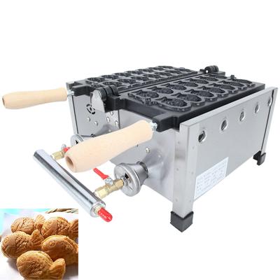 Cina Taiyaki Gas Type Mini Fish Waffle Maker a 410x360x210mm per lo snack giapponese Taiyaki in vendita