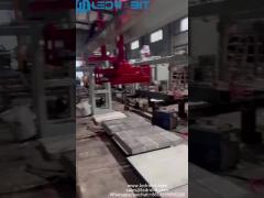 Slabs Bricks Automatic loading unloading Suction and Clamp Dual Robot Arm Machine