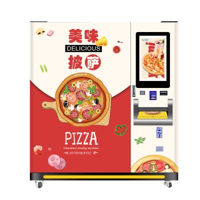 China XY Axis Lift Self Service Frozen Heated by Microwave Oven Fast Food Custom Lets Pizza Vending Machine for sale