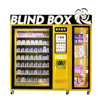 China XYZ 21.5 Inch Touch Screen Popular Xy Elevator Gift Blind Lucky Small Mystery Box Vending Machine for sale
