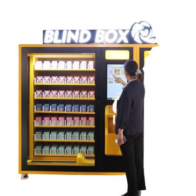 China Luminous Letter Adjustable Slots Automatic Pick-up Door Gift Touch Screen Lucky Box Vending Machine for sale