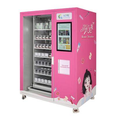 China Hot Sale 21.5 Inch Touch Screen Steel Metal XY Axis Elevator System Banknote Hair Eyelash Vending Machine for sale