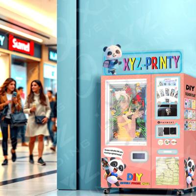 China 2025 Innovative Vending Machine Smart Phone Case Diy Printer Vending Machine for sale